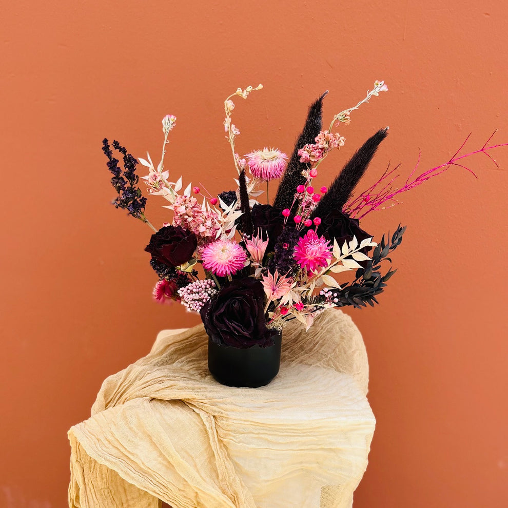 Custom Dried Arrangement | Same Day Delivery Preserved Flowers & The ...